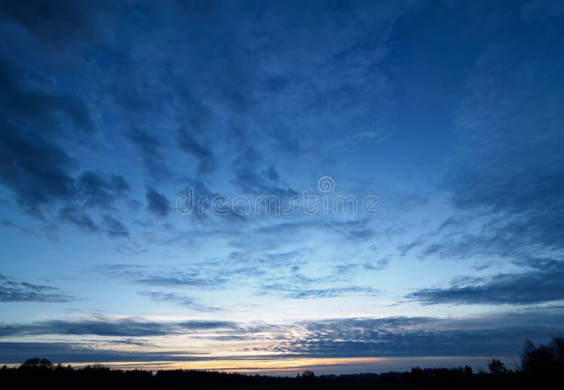 Dramatic Sky at Dusk High Resolution Stock Photo - Image of heaven ...