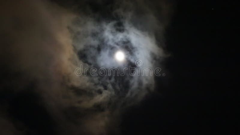 Dramatic sky full moon stock footage. Video of moonlight - 80789370