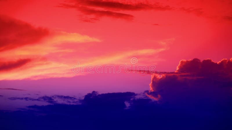 Dramatic Sky in Grunge Tones, Abstract Background, Defocused, Unreal ...