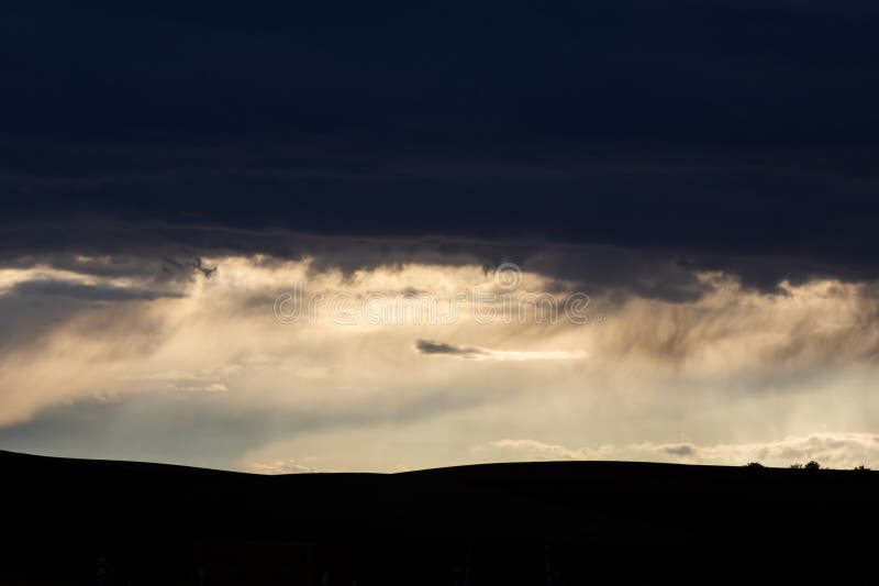 Dramatic Sky, Heavy Clouds before the Storm Stock Photo - Image of ...
