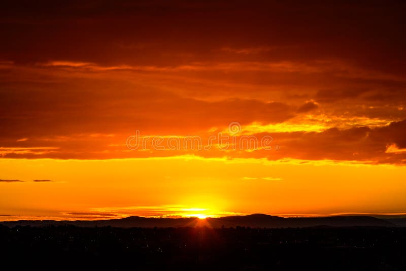 A dramatic sky landscape stock image. Image of australia - 191689599