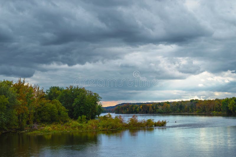 Delaware River Morning stock image. Image of delaware - 129316933