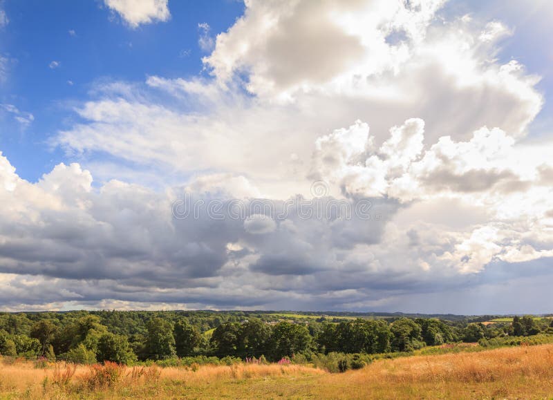 Dramatic Sky Over Roslin, Scotland Stock Photo - Image of scotland ...
