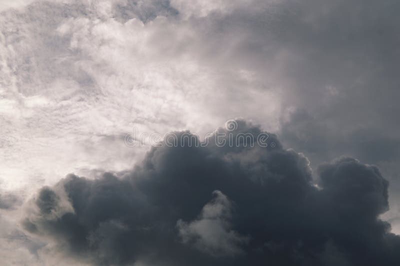 Dramatic Sky with Storm Dark Cloud Stock Photo - Image of vertical ...