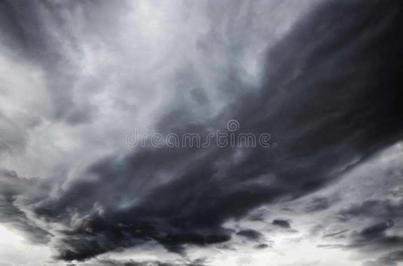 Dramatic Sky with Stormy Clouds. Stock Image - Image of dramatic ...
