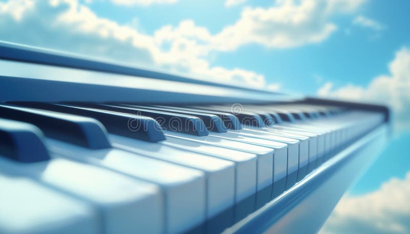 Dramatic Sky with Sunlit Clouds Setting the Stage for a Musical ...