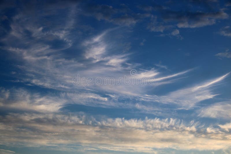 Dramatic Sky at Sunset Abstract Patterns Clouds Stock Image - Image of ...