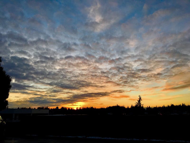 Dramatic sky stock image. Image of sunset, today, beautiful - 95702057