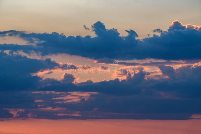 Beautiful Dramatic Sunrise Skyscape Background with Clouds Stock Photo ...