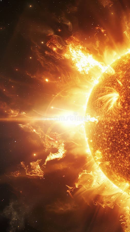 Dramatic Solar Activity with Flares and Eruptions on the Sun S Surface ...