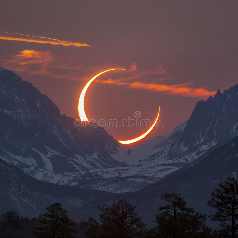 Dramatic Solar Eclipse Hovers Over a Stark and Jagged Extraterrestrial ...