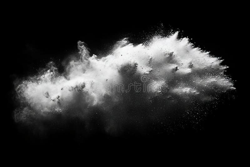 A Dramatic Splash Effect Rendered on a Black Background for a Striking ...