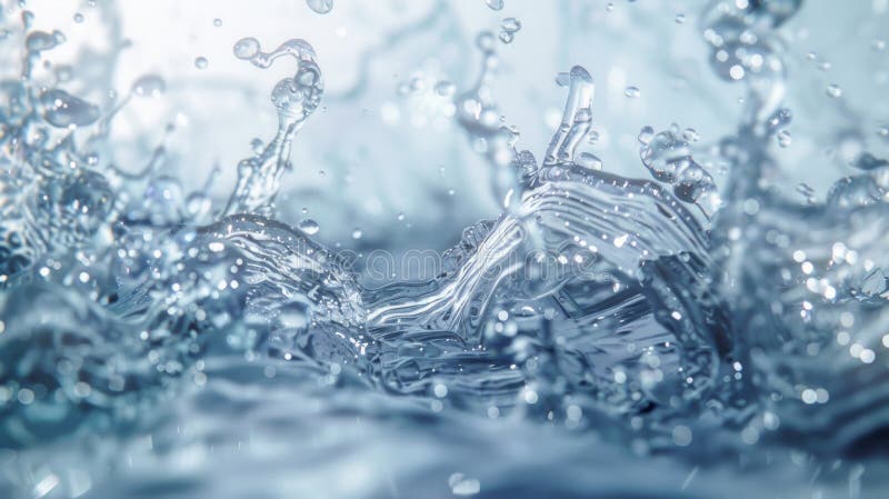 Dramatic Splash of Water in Motion Stock Photo - Image of energetic ...