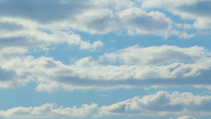 Dramatic Spring Cloudscape. Blue Sky White Clouds. Changing Cloudscape Stock Video - Video of ...