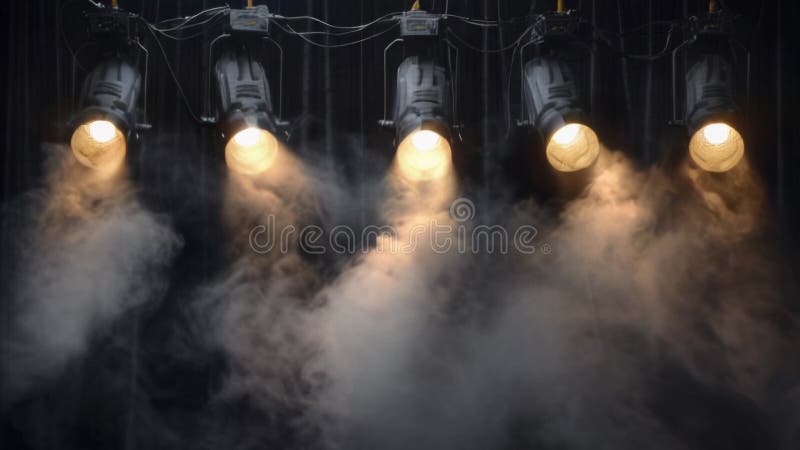 Dramatic Stage Lighting with Fog Creates an Enchanting Atmosphere ...