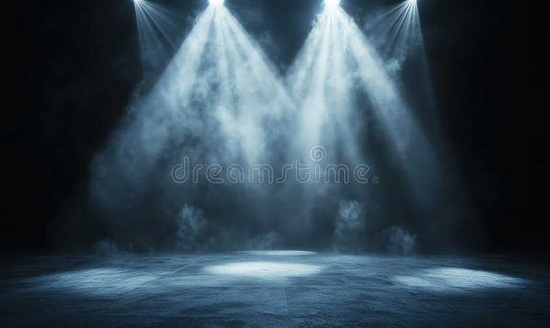 Dramatic Stage Lighting with Fog Creating an Atmospheric Performance ...