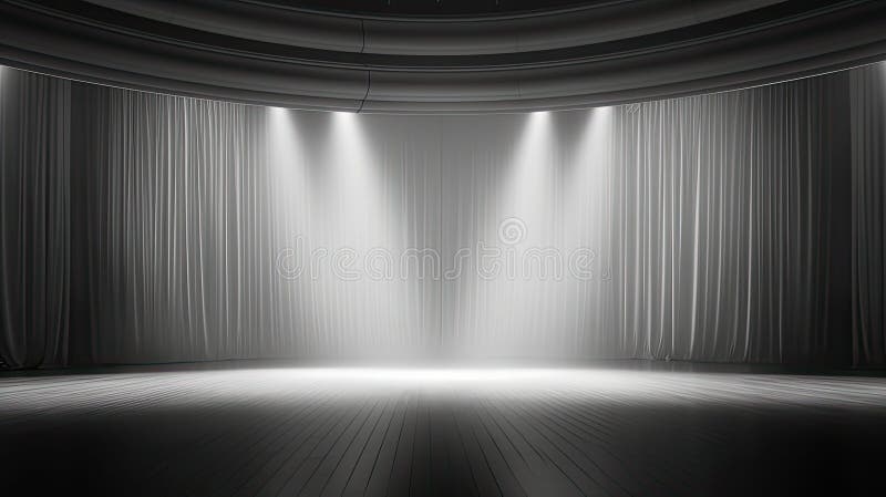 Dramatic Stage Lights Background Stock Illustration - Illustration of ...