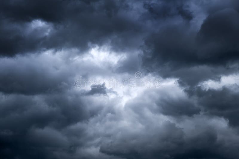Dramatic Storm Clouds Background Stock Photo - Image of dark, hurricane ...