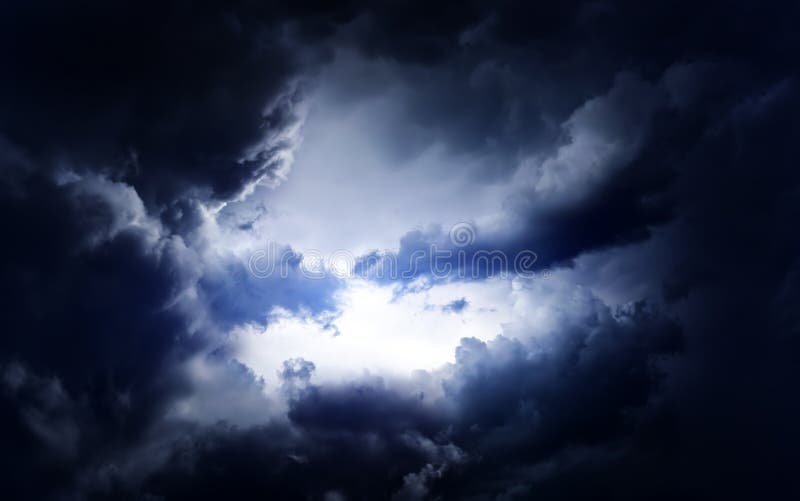 Dramatic Storm Clouds Background Stock Image - Image of thundercloud ...