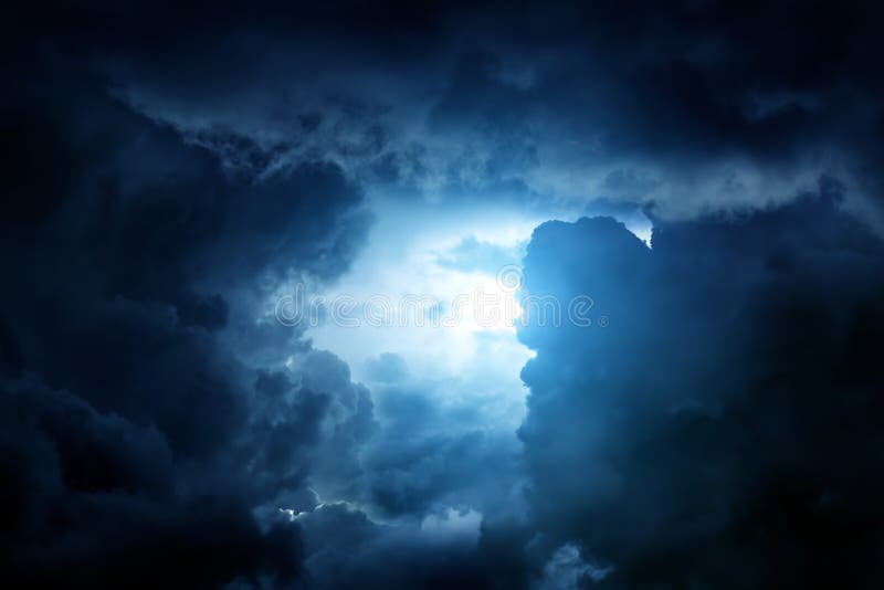 Dramatic Storm Clouds Background Stock Photo - Image of landscape ...