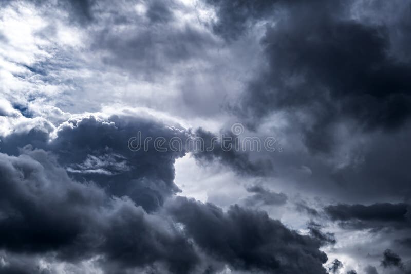 Dramatic Storm Clouds Background Stock Photo - Image of darkness ...
