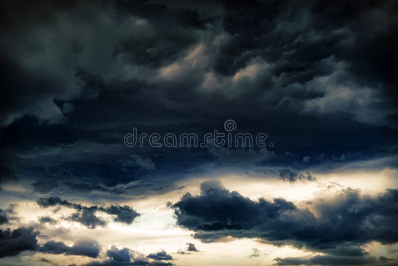 Dramatic Storm Clouds stock image. Image of cloudscape - 254496103