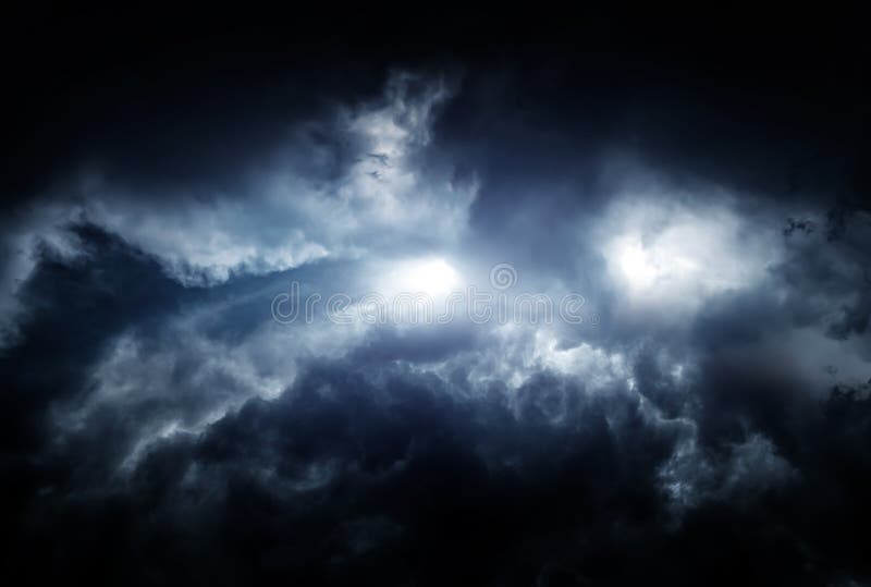 Dramatic Storm Clouds stock photo. Image of cumulonimbus - 260196686