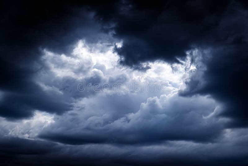 Dramatic Storm Clouds stock photo. Image of nature, cyclone - 262737674