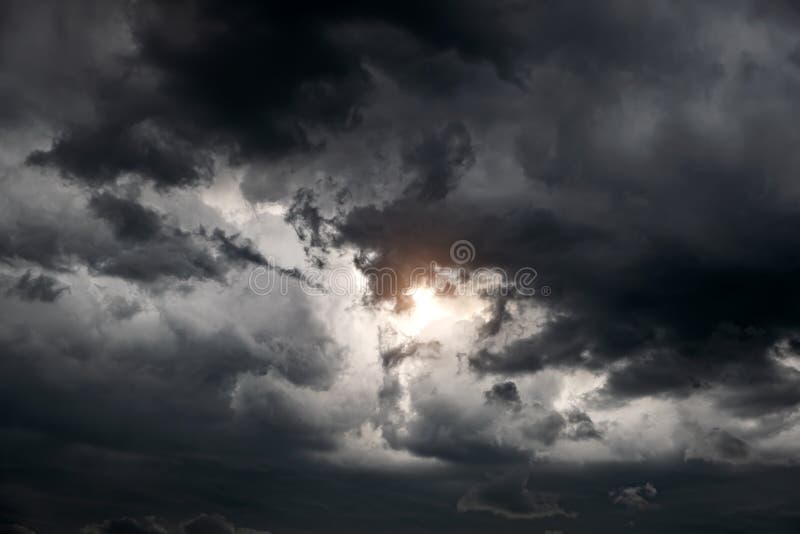 Dramatic Storm Clouds stock photo. Image of cyclone - 262737694