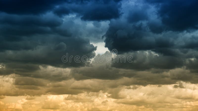 Dramatic Storm Clouds stock image. Image of skyscape - 264986101