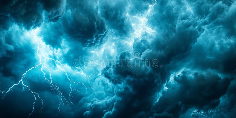 A Dramatic Storm Rolling Across an Open Plain, with Dark Clouds ...