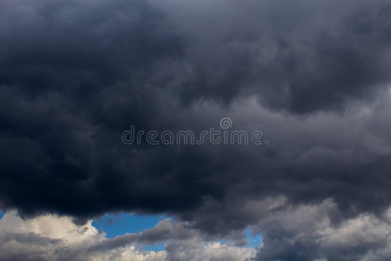 Dramatic Stormy Sky before Rain and Hurricane Stock Image - Image of ...