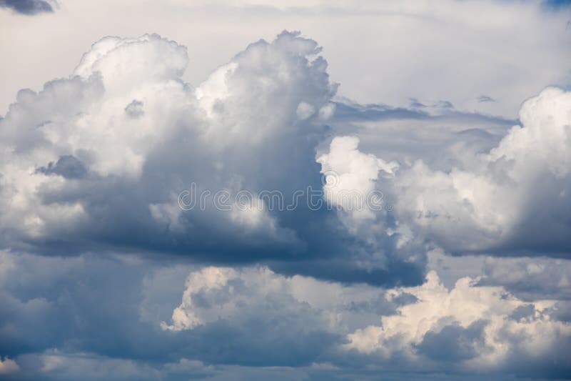 Dramatic Summer Heavy Clouds, Cloudscape Background Stock Image - Image ...