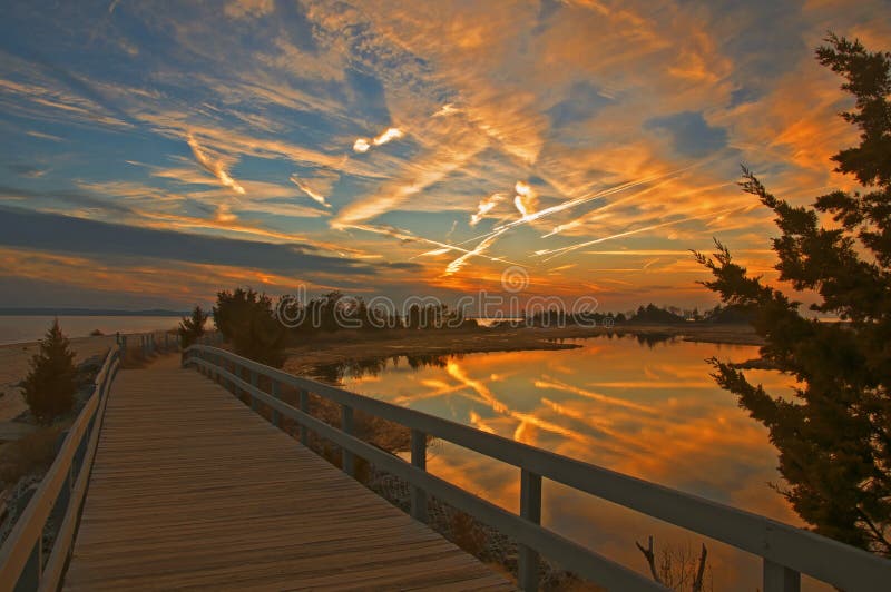 Dramatic Sunset stock photo. Image of horizon, scenic - 23506710