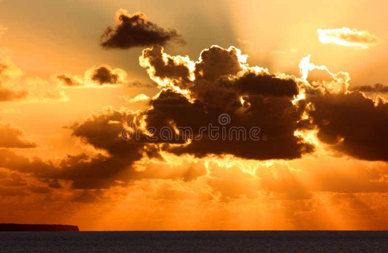 Sunset in mountains stock image. Image of park, wild, high - 6053847