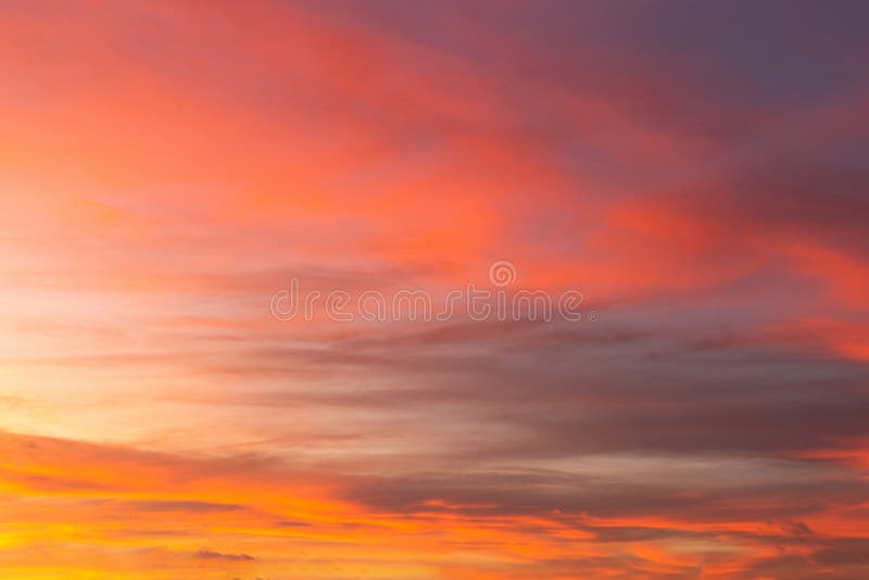 Dramatic Sunset. Background Sky at Sunset and Dawn Stock Image - Image ...