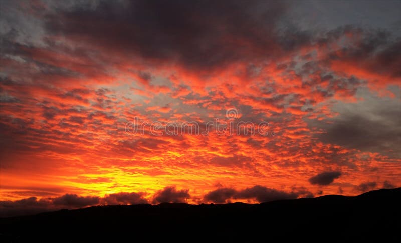 Dramatic Sunset Picture. Image: 93561822