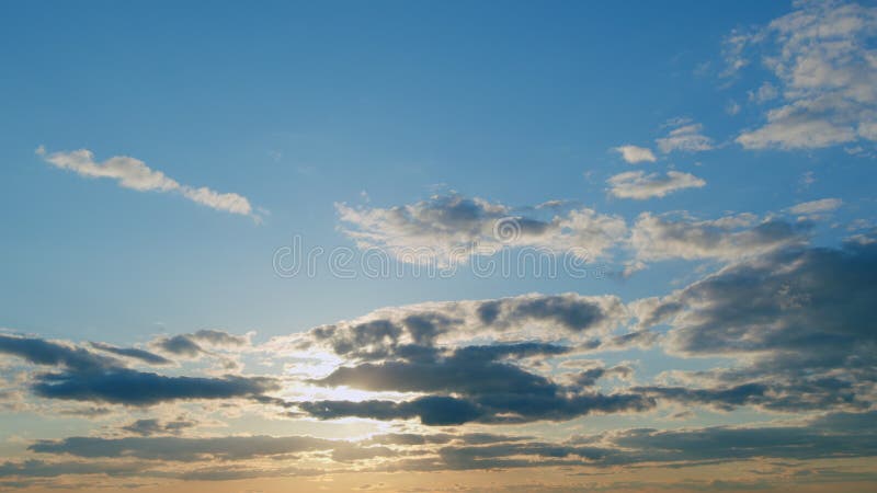 Dramatic Sunset. Bright Sun Light Ray and Sunbeams. Evening Time ...