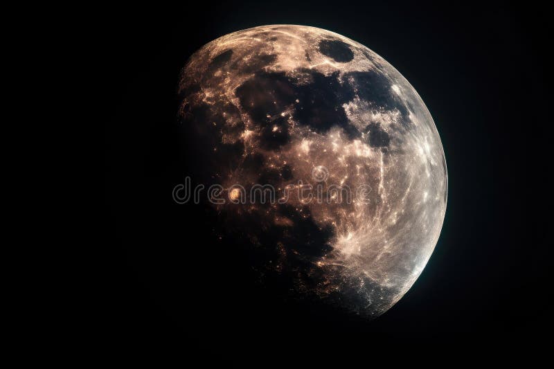 A Dramatic Sunset Casting Its Final Rays of Light before a Total Lunar ...