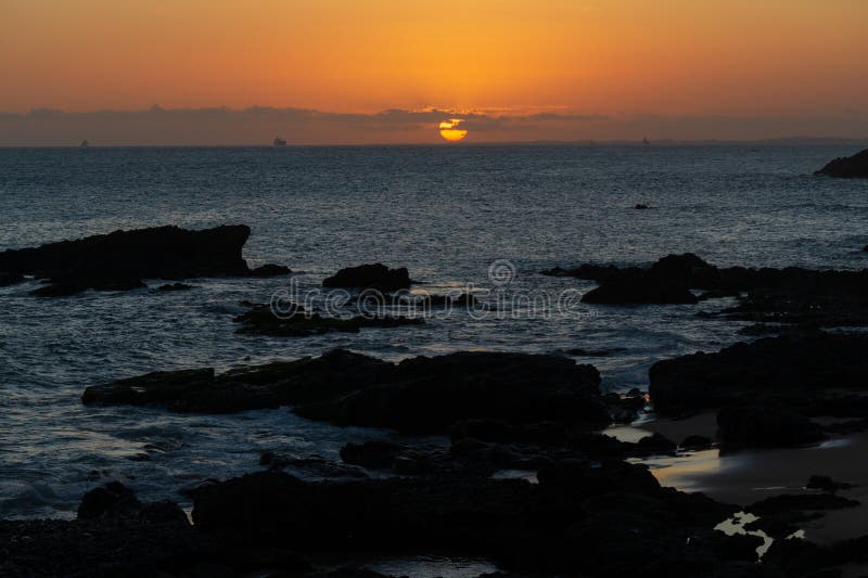Dramatic Sunset with Colorful Clouds. Late Afternoon, Twilight Stock ...