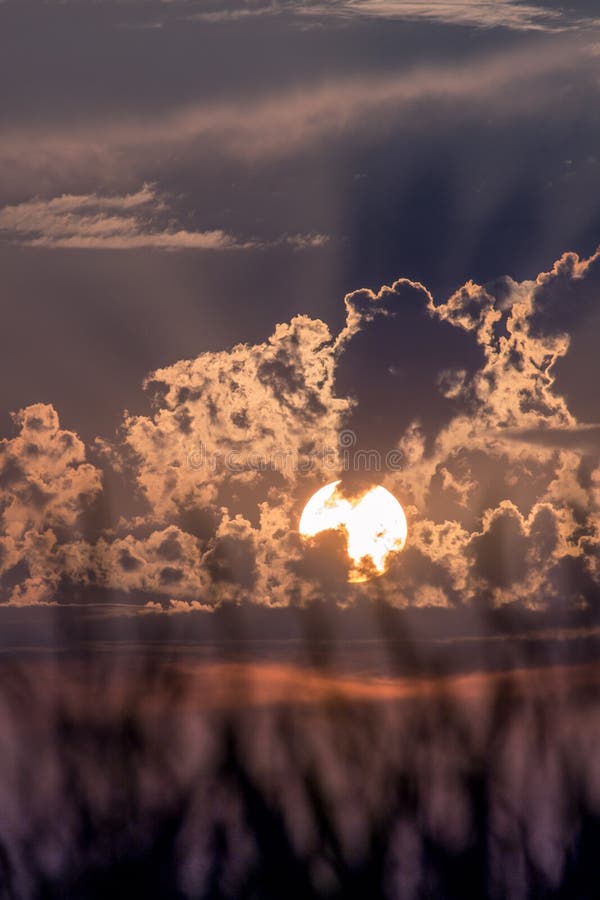 Dramatic sunset stock photo. Image of outdoors, sunset - 101307944