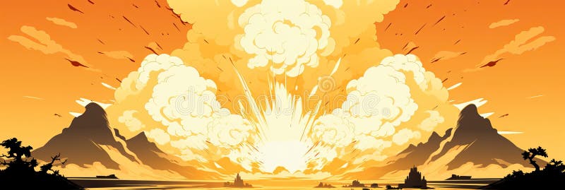 Dramatic Sunset Explosion Over Mountains and Ocean in a Surreal ...