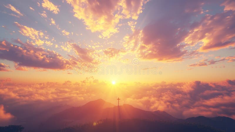 Dramatic Sunset Landscapes Rays Light Open Fields Gentle Sunrise Over ...