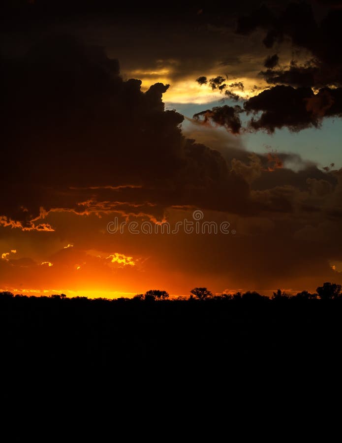 Dramatic sunset portrait stock photo. Image of violent - 39785336