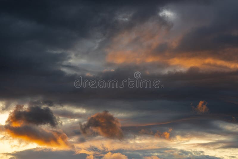 Dramatic Sunset Sky in the Andes, Ecuador Stock Photo - Image of cloud ...