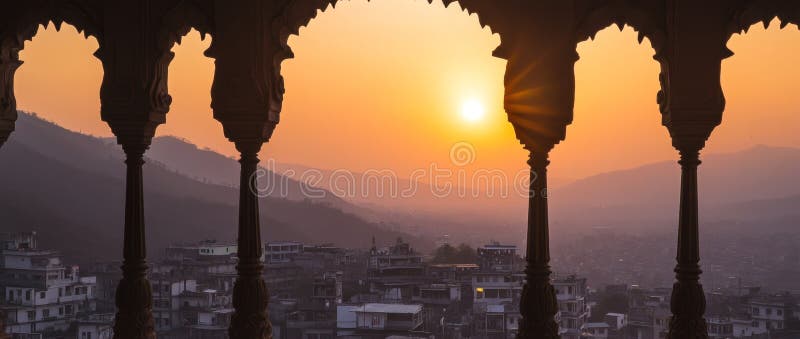 351 Indian Arch Silhouette Old Stock Photos - Free & Royalty-Free Stock ...