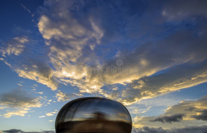 Beautiful Atmosphere of the Sky at Sunset Stock Image - Image of shine ...