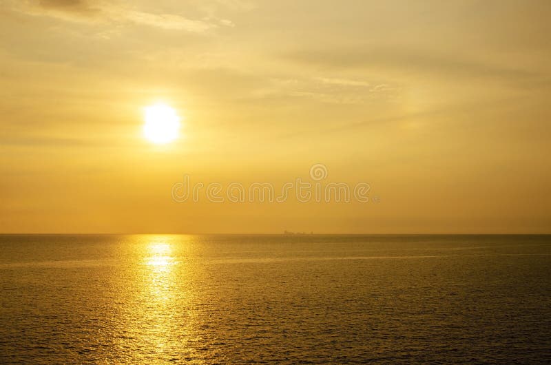 Dramatic Sunset in Thailand Stock Photo - Image of scenic, romantic ...