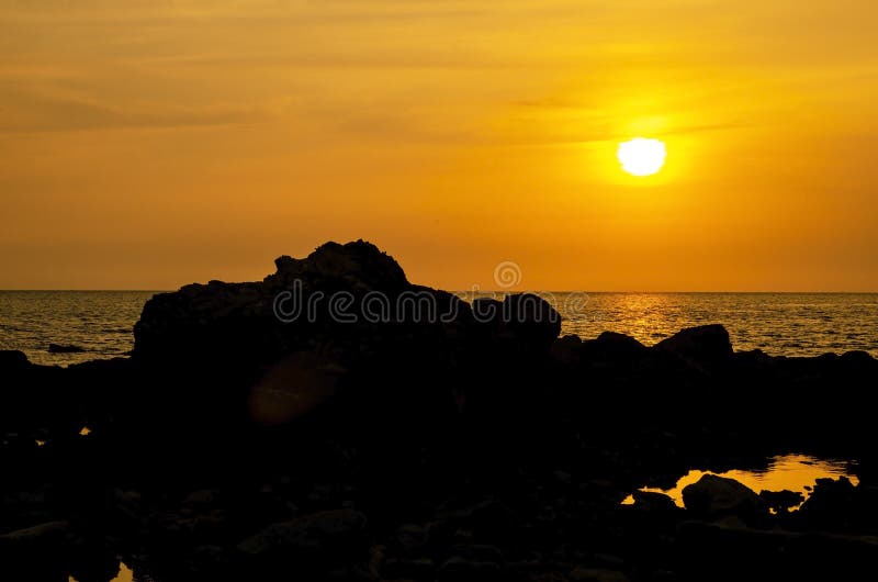 Dramatic Sunset in Thailand Stock Image - Image of long, dusk: 178024833