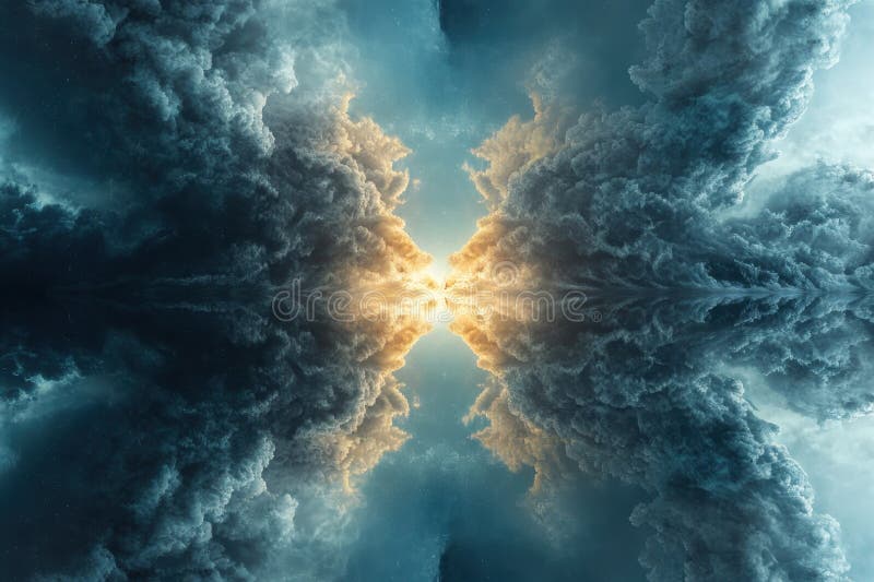 Dynamic Cloud Formations Reveal Bright Light at the Center during ...